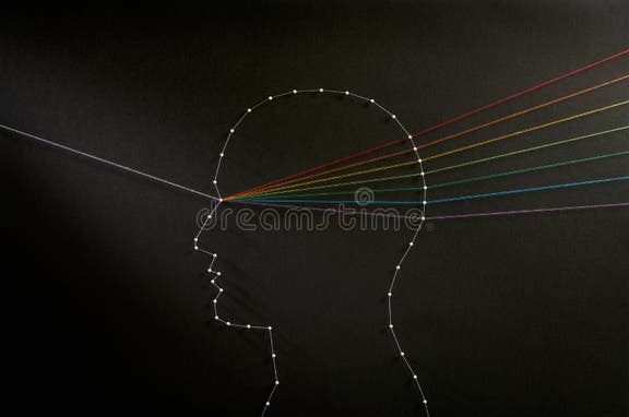 Mind Prism. Input Output Concept Stock Photo - Image of concept ...