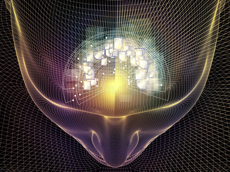 Mind Processing stock illustration. Illustration of computation - 22759992