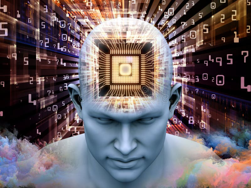 Future of Thought stock illustration. Illustration of fractal - 99128854