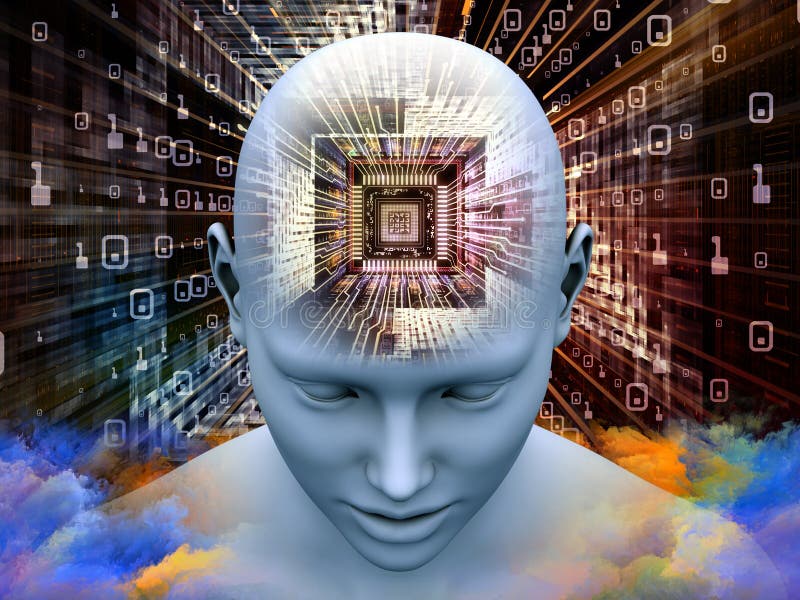 Source of Thought stock illustration. Illustration of hardware - 99593963