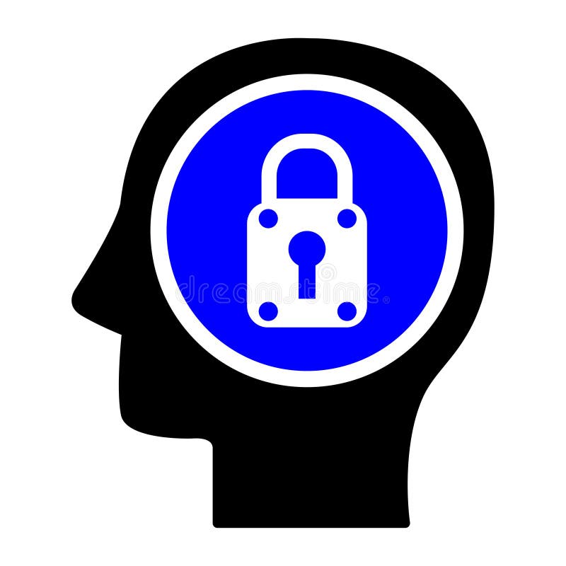 Mind Protection Icon stock vector. Illustration of icon - 265071884