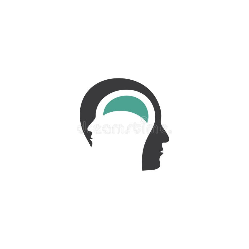 Mind psychology logo icon stock vector. Illustration of creativity ...