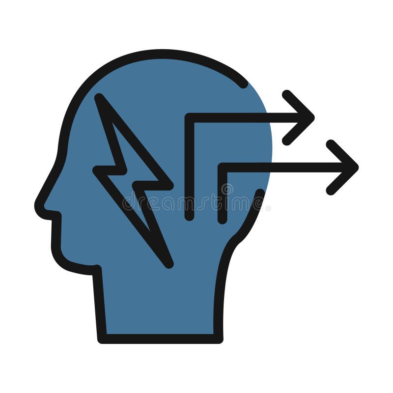 Mind Raising, Creative Mind Line Isolated Vector Icon Can Be Easily ...