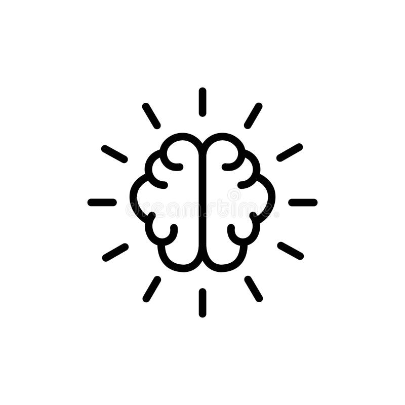 Mind research icon stock vector. Illustration of line - 330178459