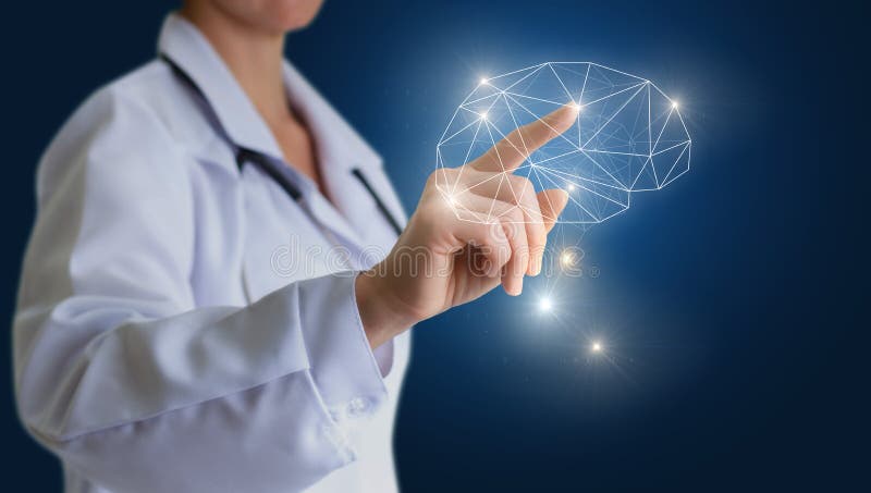 Mind in Science and Business. Stock Photo - Image of innovative, hand ...