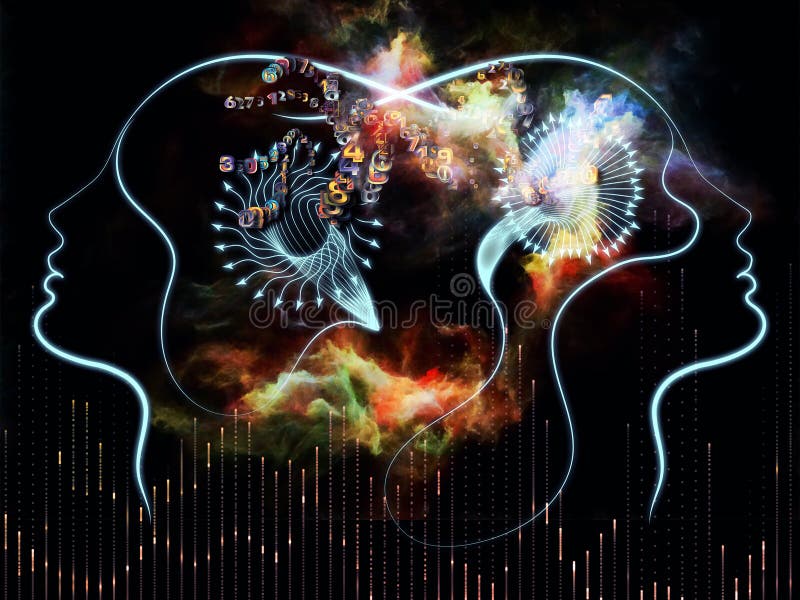 Mind Share stock illustration. Illustration of inspiration - 154993038