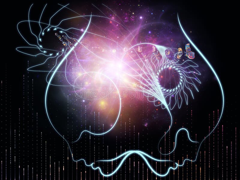 Numbers of Human Mind stock illustration. Illustration of dream - 32429366