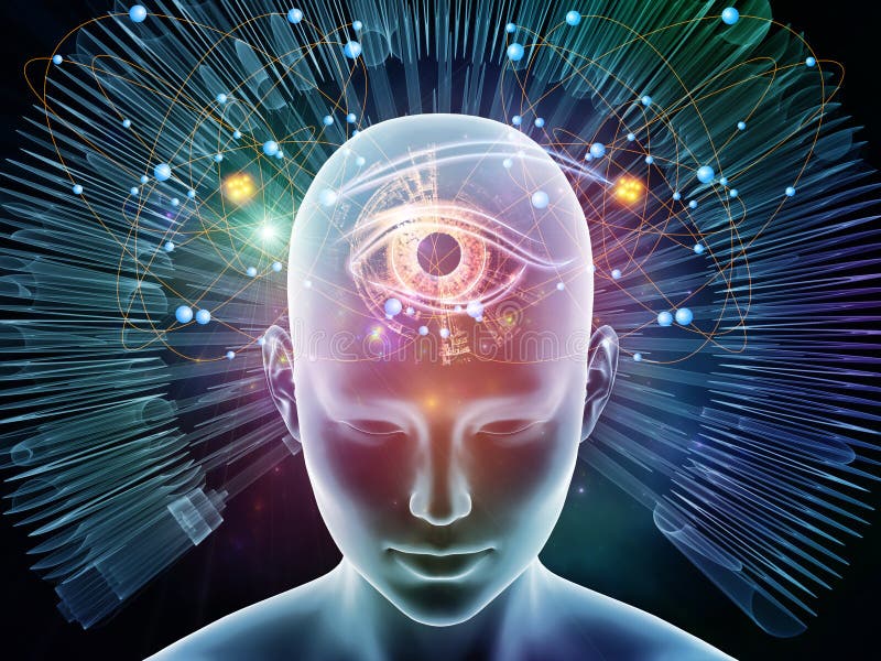 Mind Sight stock illustration. Illustration of consciousness - 197327920
