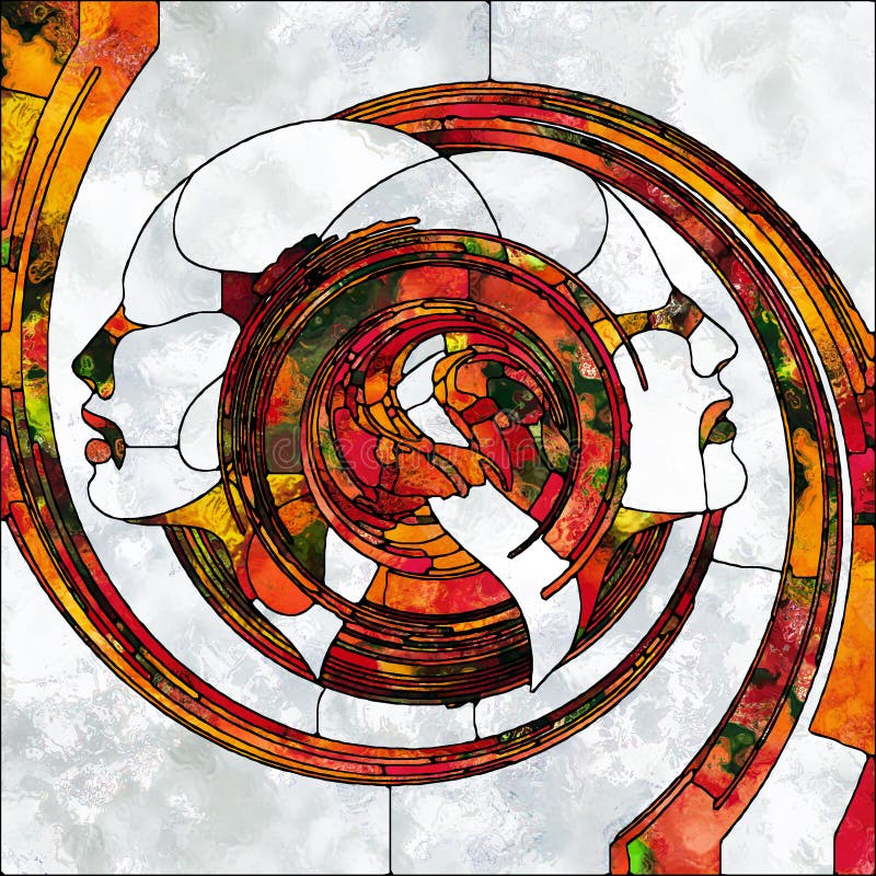 Mind Swirl stock illustration. Illustration of individual - 186828143