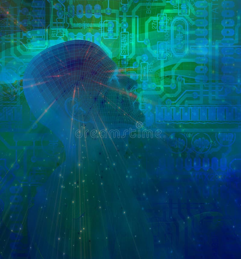 Mind Technology stock illustration. Illustration of composite - 11772727