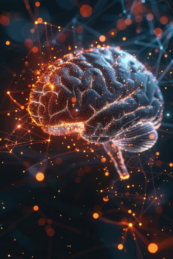 Mind and Technology Concept Stock Photo - Image of communication ...