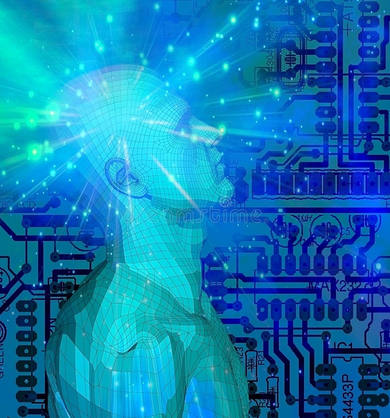 Technology Mind stock illustration. Illustration of design - 11182955