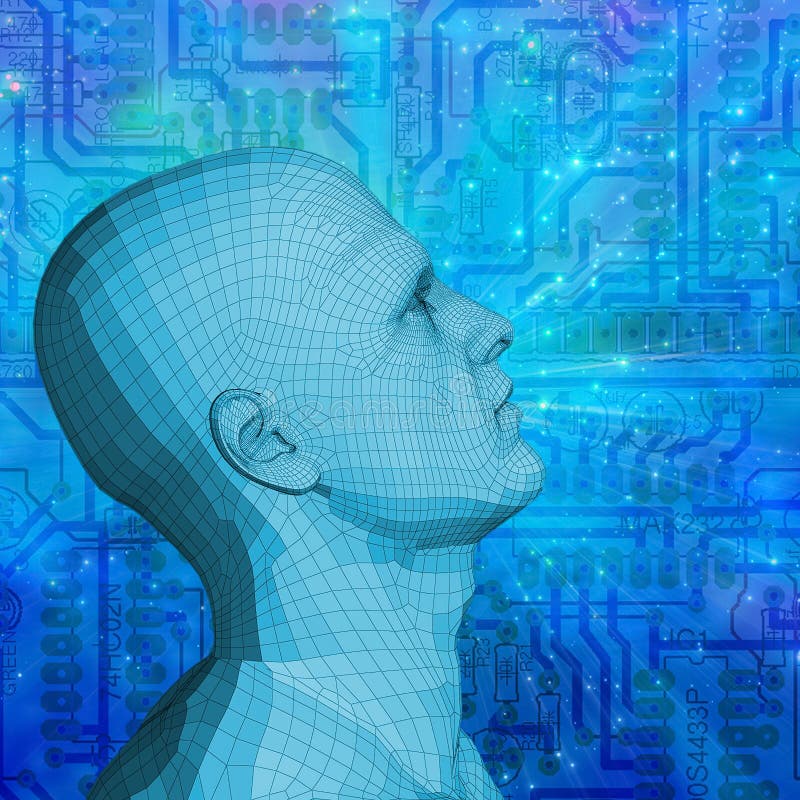 Technology Mind stock illustration. Illustration of design - 11182955