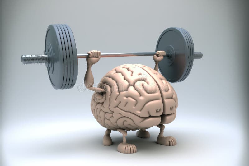 Mind Training Concept. Generative AI Stock Illustration - Illustration ...