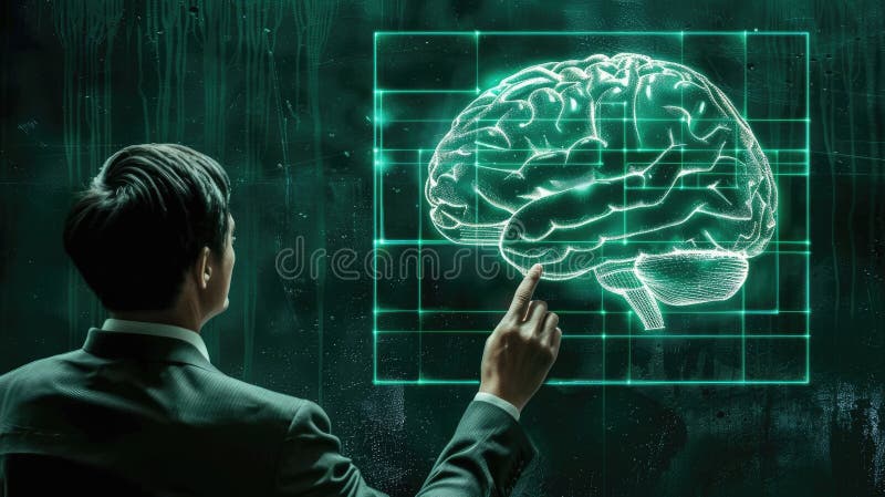 The Mind Unleashed: Man Bringing a Digital Brain To Life Stock ...