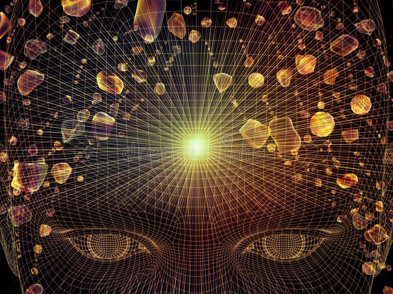 Mind Vision stock illustration. Illustration of fractal - 47142802