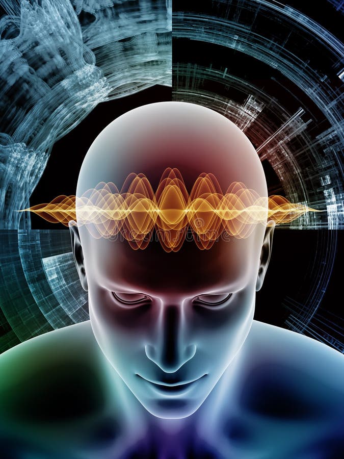 Mind Waves stock illustration. Illustration of motion - 172690515