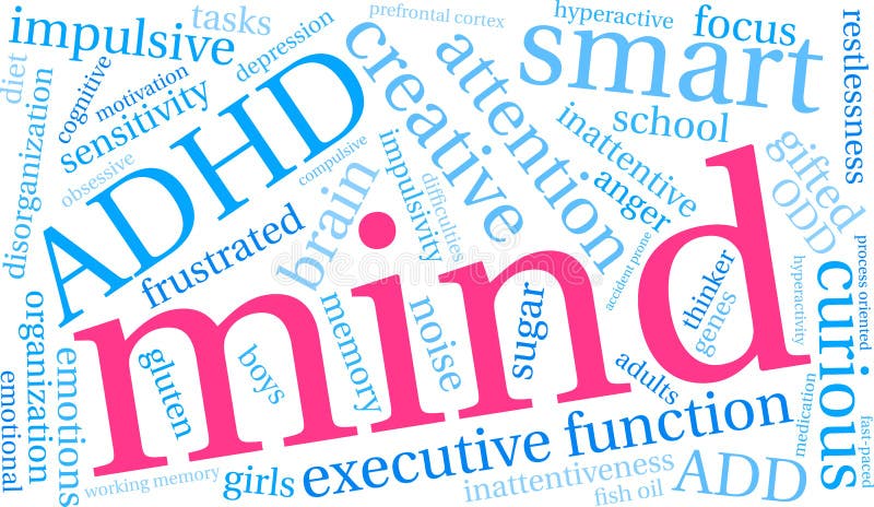 Hyperactive mind stock vector. Illustration of creation - 226967582