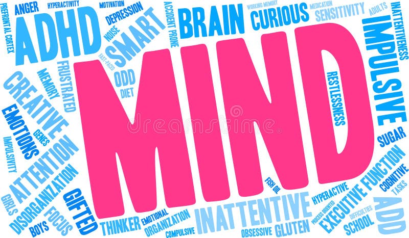 Hyperactive mind stock vector. Illustration of creation - 226967582