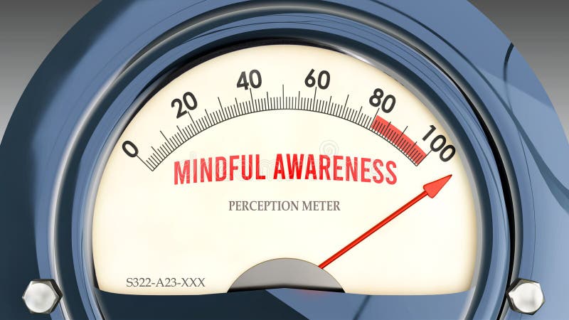 Mindful Awareness and Perception Meter that is Hitting a Full Scale ...