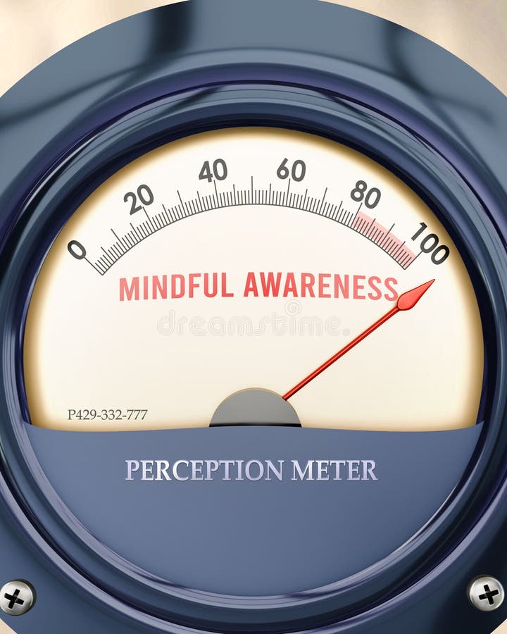 Mindful Awareness and Perception Meter that is Hitting a Full Scale ...