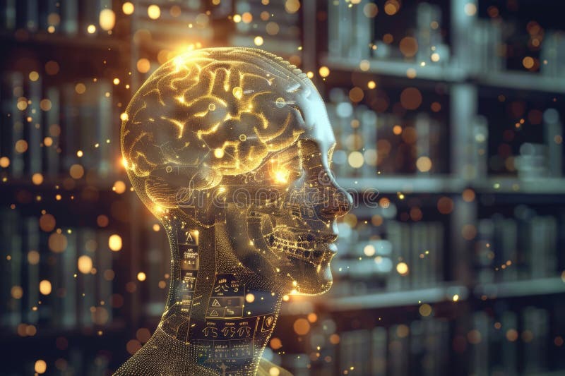 Mindful Thinking Concept with Symbolic Abstract Elements. Stock Photo ...