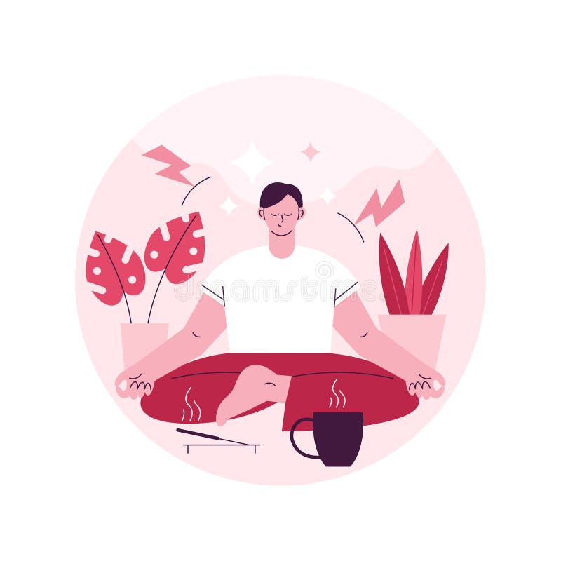 Mindfulness Abstract Concept Vector Illustration. Stock Vector ...