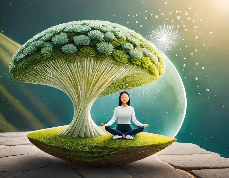 Mindfulness As Mental Mind Peace, Balance and Wellness Concept ...