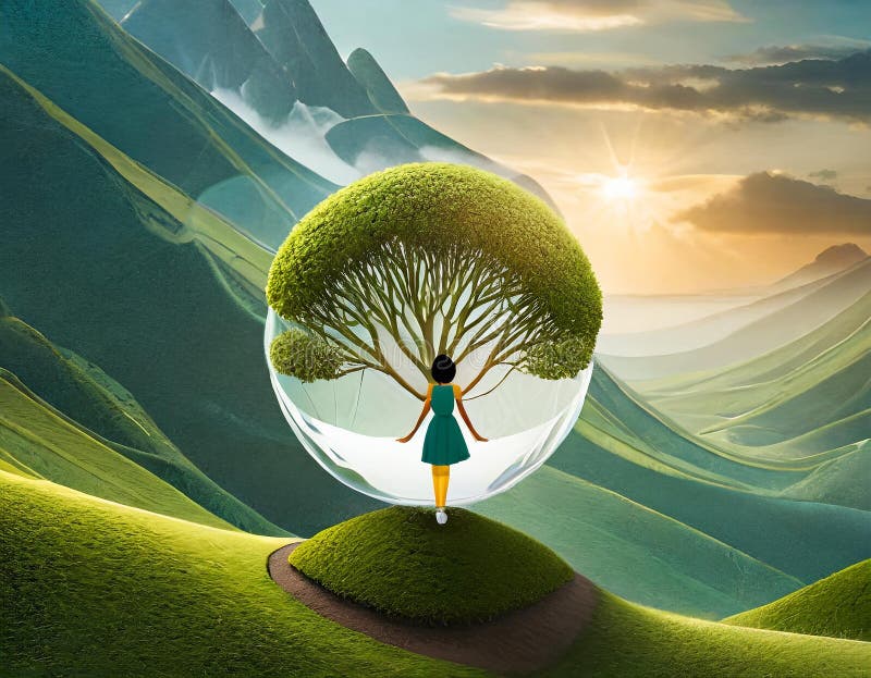 Mindfulness As Mental Mind Peace, Balance and Wellness Concept ...