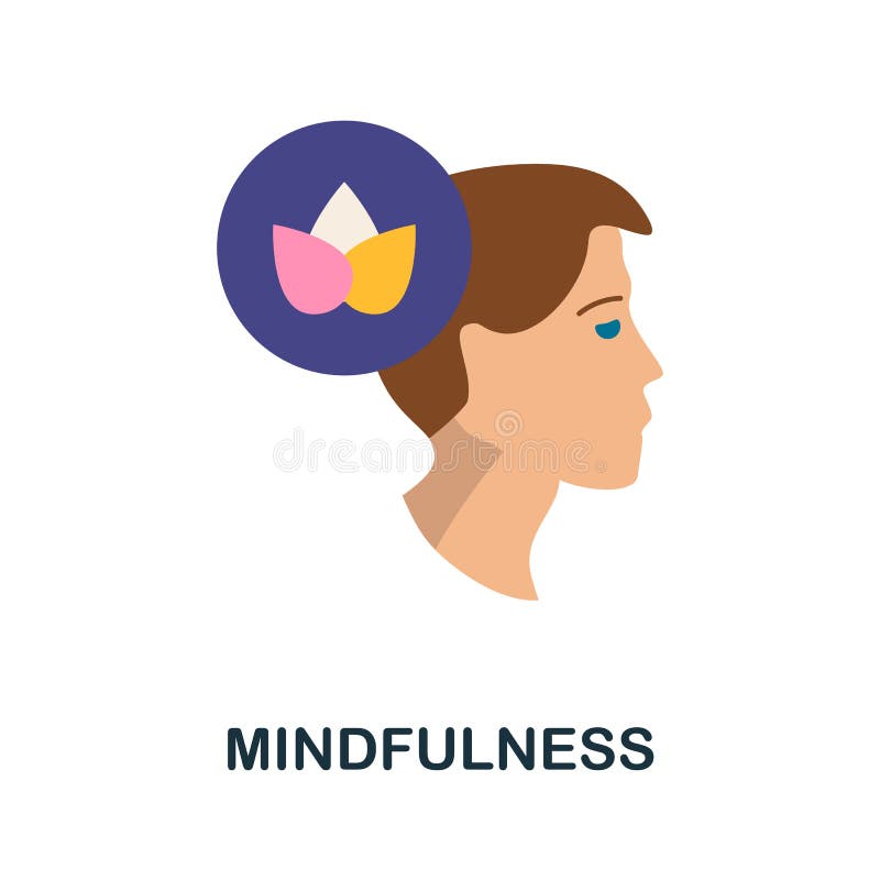 Mindfulness Icon Set. Monochrome Sign Collection with Balans ...