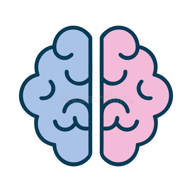 Mindfulness Meditation Brain Icon Stock Illustration - Illustration of ...