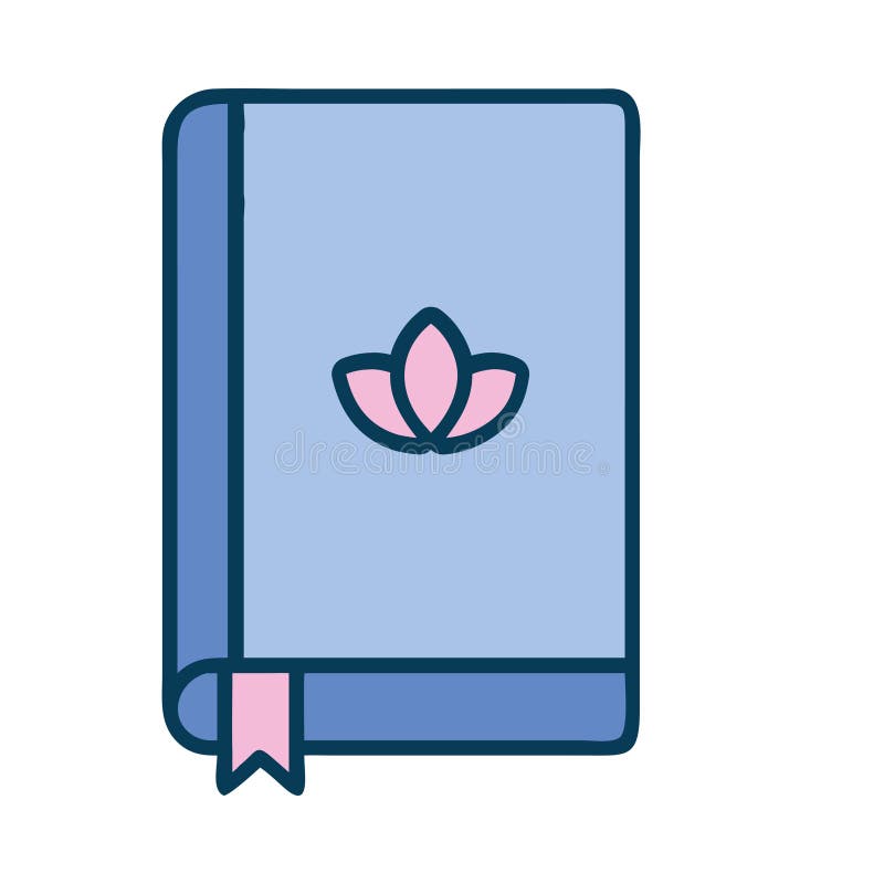 Mindfulness Meditation Journal Icon Stock Illustration - Illustration ...