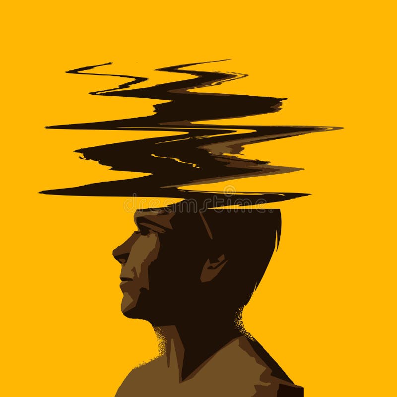 Mindfulness and Wellbeing Human Mind Concept Stock Vector ...