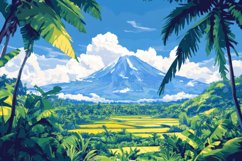 Mindoro Island S Mount Halcon, Hidden in the Clouds, Philippines Stock ...