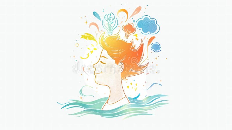 Mindset Development Bringing Hope and Personal Progress. Stock Photo ...