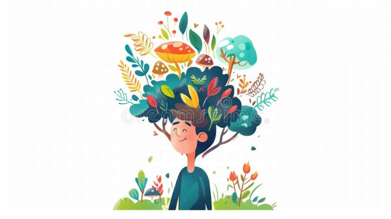 Mindset Development Bringing Hope and Personal Progress. Stock Image ...