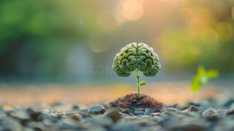 Mindset Development Bringing Hope and Personal Progress. Stock Photo ...