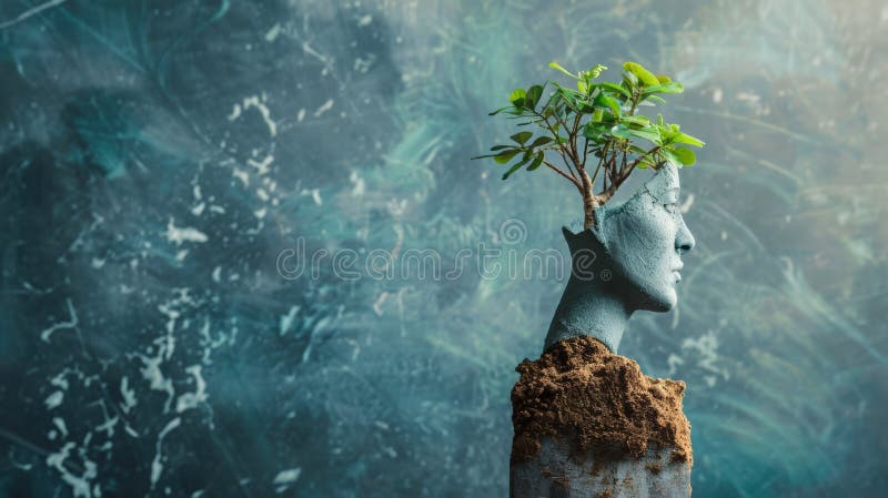 Mindset Development Bringing Hope and Personal Progress. Stock Image ...