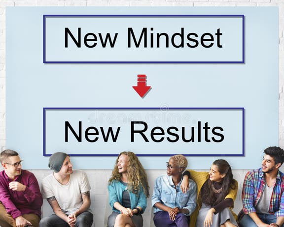 Mindset Opposite Positivity Negativity Thinking Concept Stock Photo ...