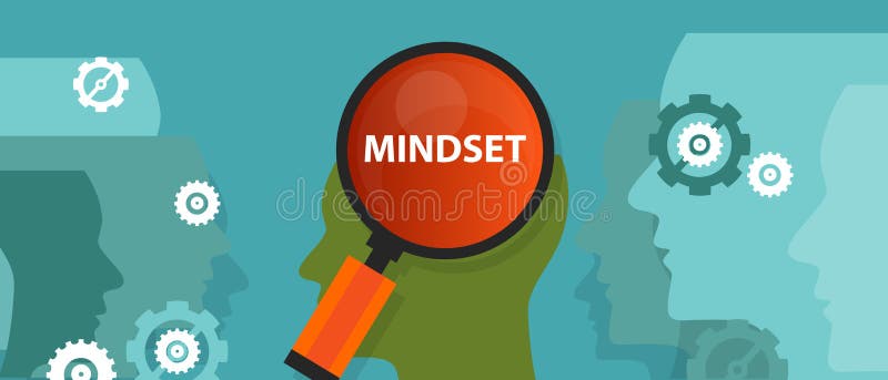 Mindset Positive Inside People Brain Mental Customer Belief Stock ...