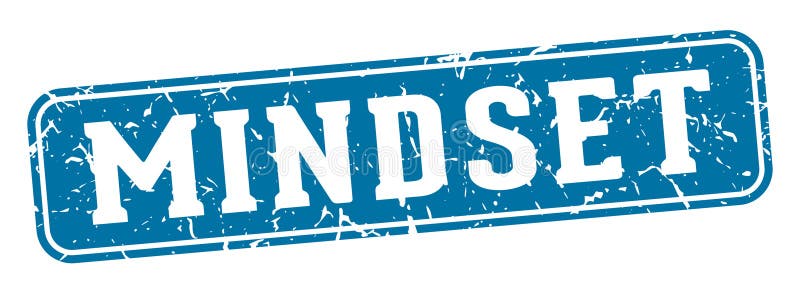 Mindset Rectangular Sign. Mindset Stamp Stock Vector - Illustration of ...