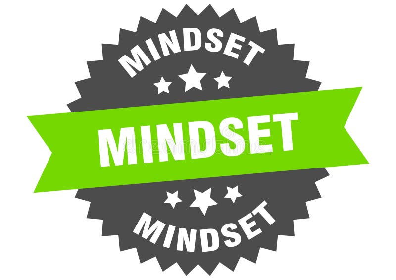Mindset Sign. Mindset Circular Band Label. Mindset Sticker Stock Vector ...