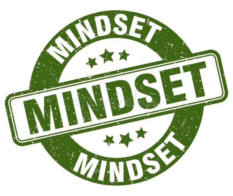 Mindset Stamp. Mindset Label. Round Grunge Sign Stock Vector ...