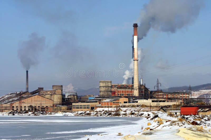 Mine stock image. Image of placer, factory, rock, funnel - 4886031