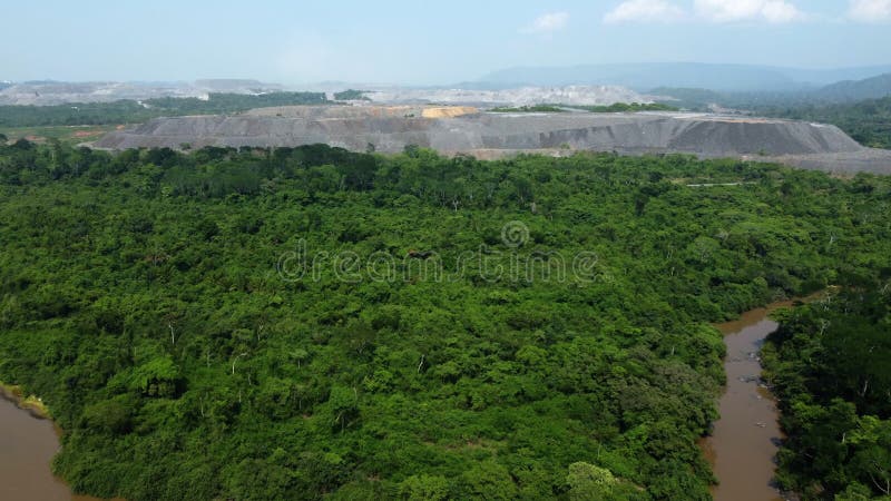 Mine in the Amazon Rainforest Stock Footage - Video of copper, carajás ...