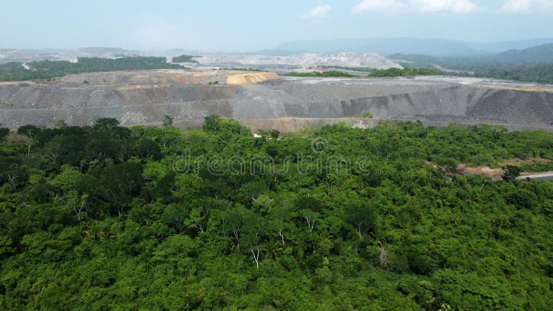 Mine in the Amazon Rainforest Stock Footage - Video of latin, deforest ...