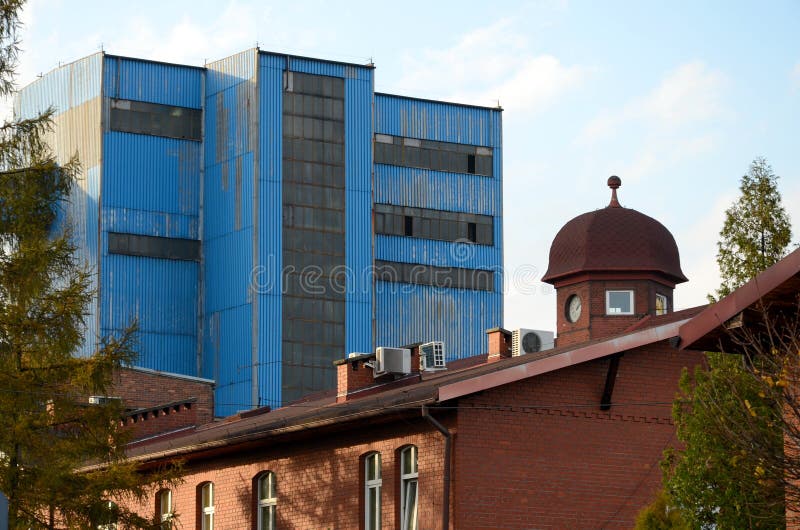 The mine buildings stock photo. Image of coal, steel - 49926734