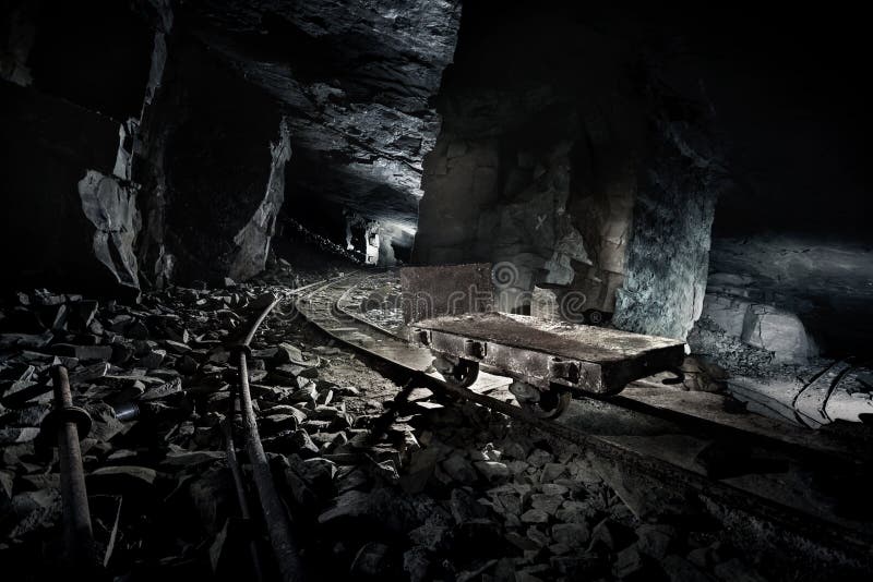 Old Mine Cart stock photo. Image of industrial, underground - 24493534