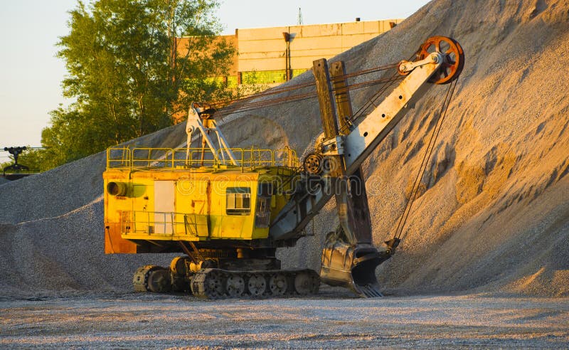 Mine excavator stock image. Image of mining, excavator - 19897695