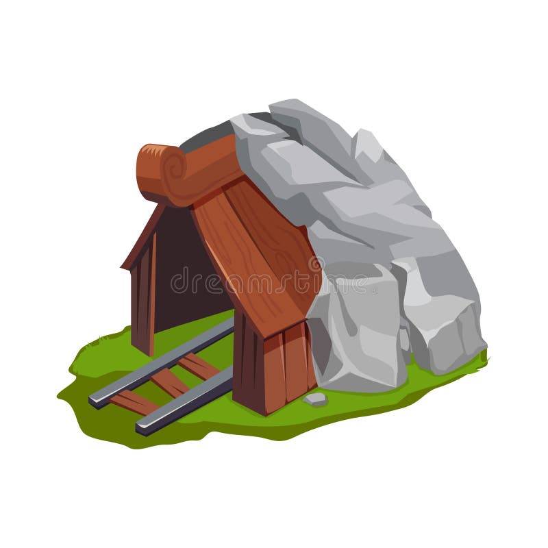 Mining Game Icons stock vector. Illustration of natural - 53254305